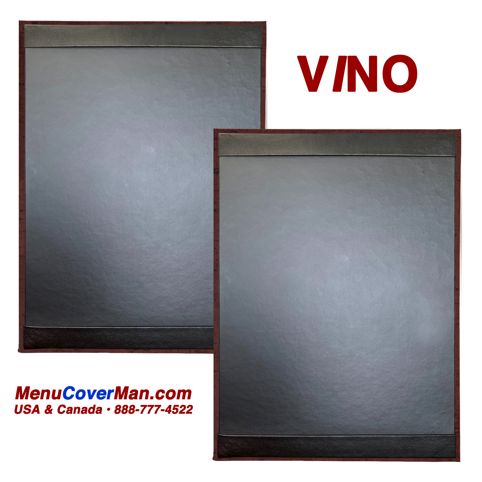 Genuine High Quality Leather Menu Covers • Menucoverman.com